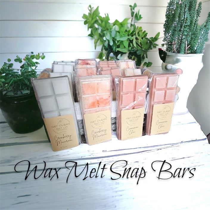Wax Melt Snap Bars – Get Clean Get Lit